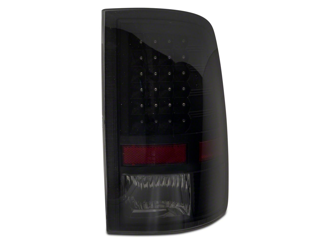 RAM 1500 LED Tail Lights; Black Housing; Smoked Lens (09-18 RAM 1500 w ...