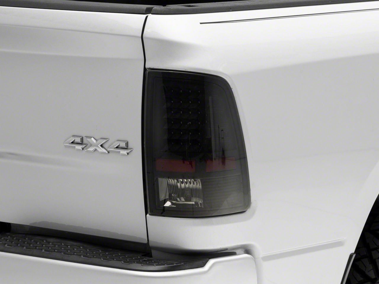 RAM 1500 LED Tail Lights; Black Housing; Smoked Lens (09-18 RAM 1500 w ...