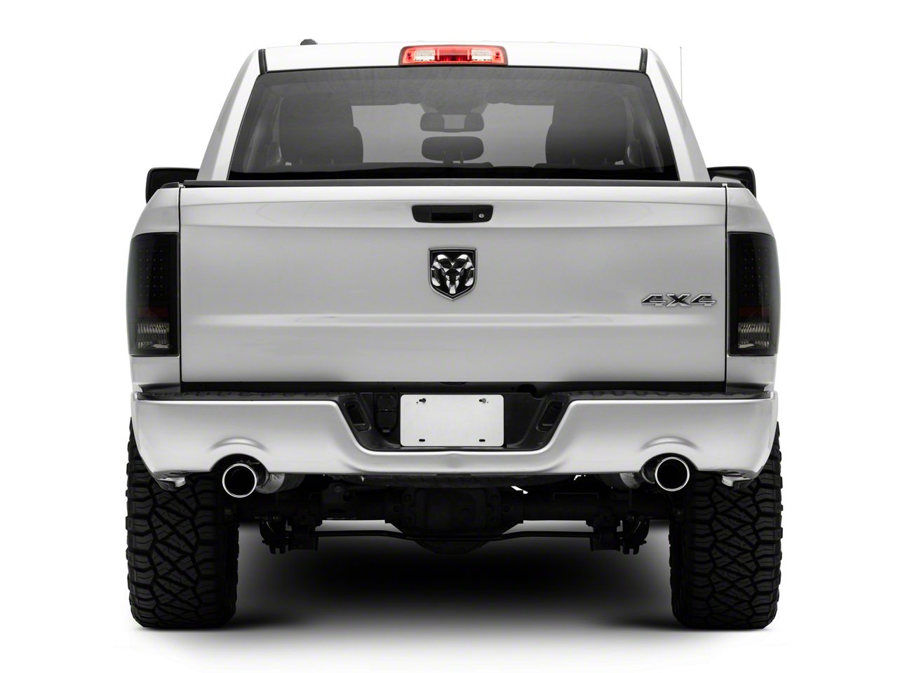 RAM 1500 LED Tail Lights; Black Housing; Smoked Lens (09-18 RAM 1500 w ...