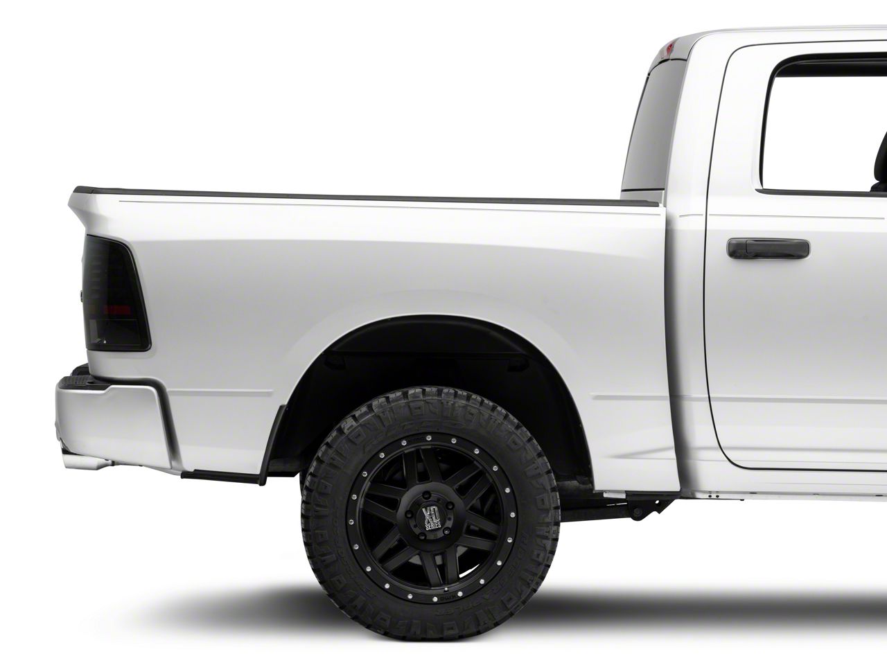 RAM 1500 LED Tail Lights; Black Housing; Smoked Lens (09-18 RAM 1500 w ...