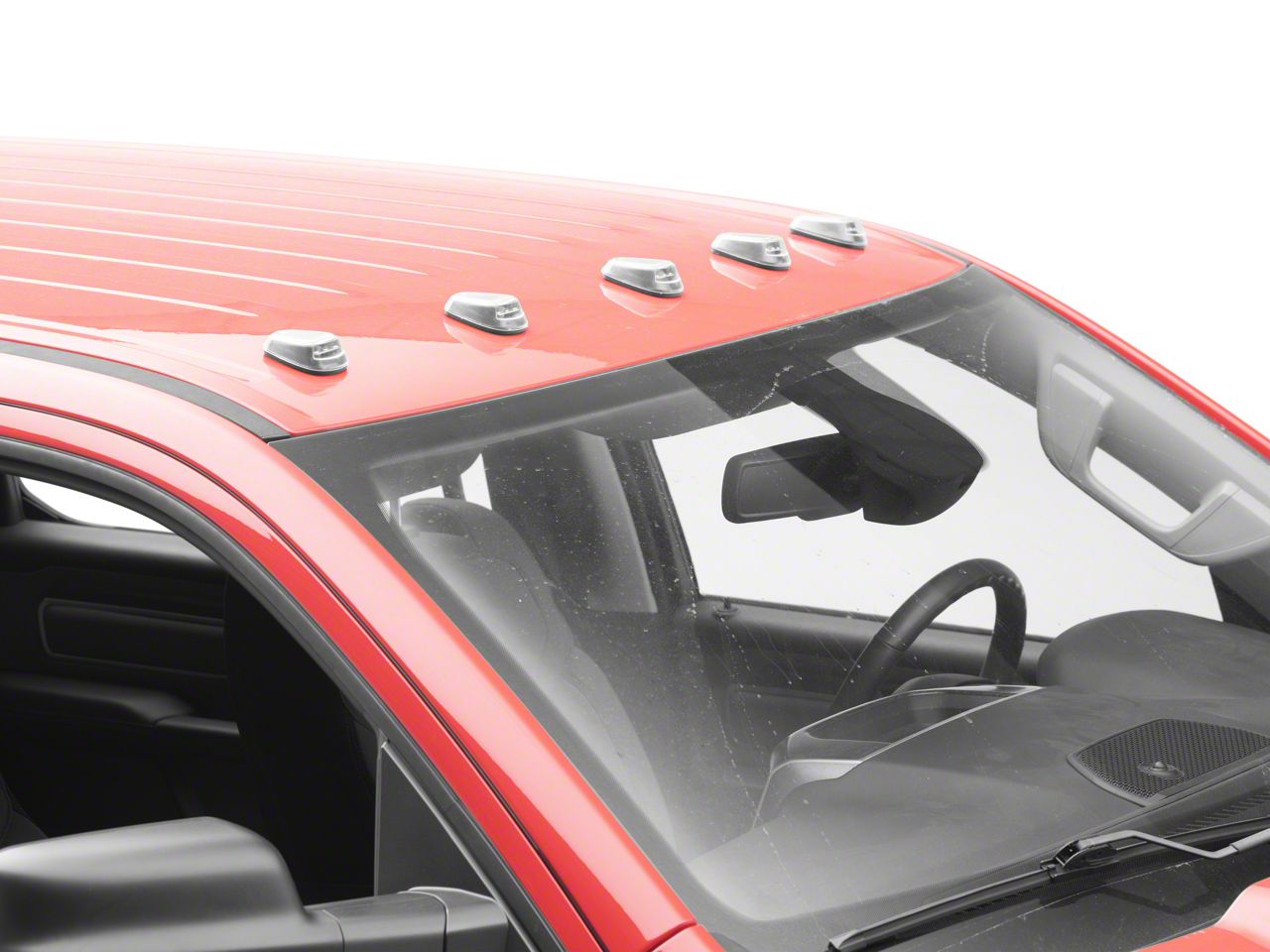 RAM 1500 LoPro Wireless Solar-Powered Truck CAB LED Lights; White ...