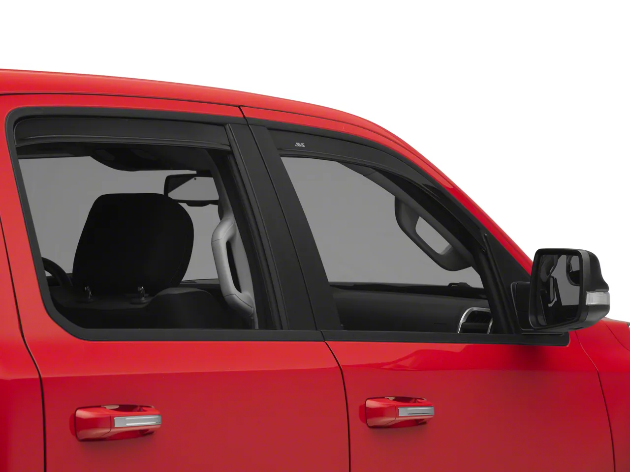RAM 1500 Low Profile Ventvisor Window Deflectors; Front and Rear; Dark ...