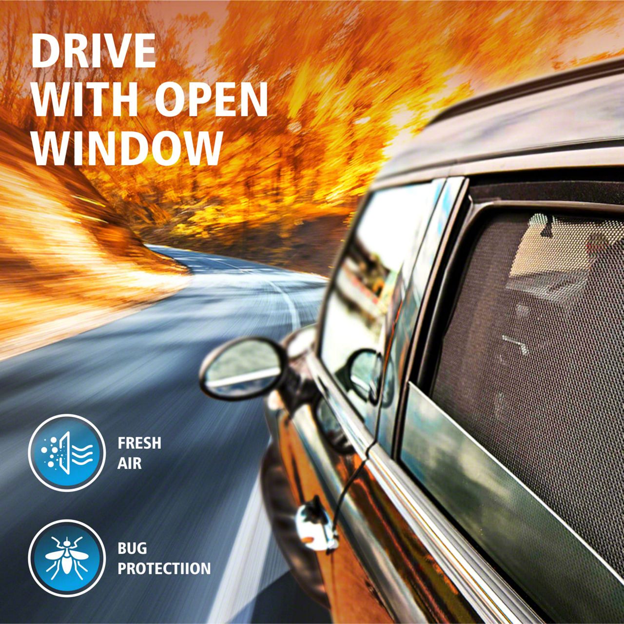 RAM 1500 Magnetic Car Window Sunshade (19-25 RAM 1500 Crew Cab) - Free ...