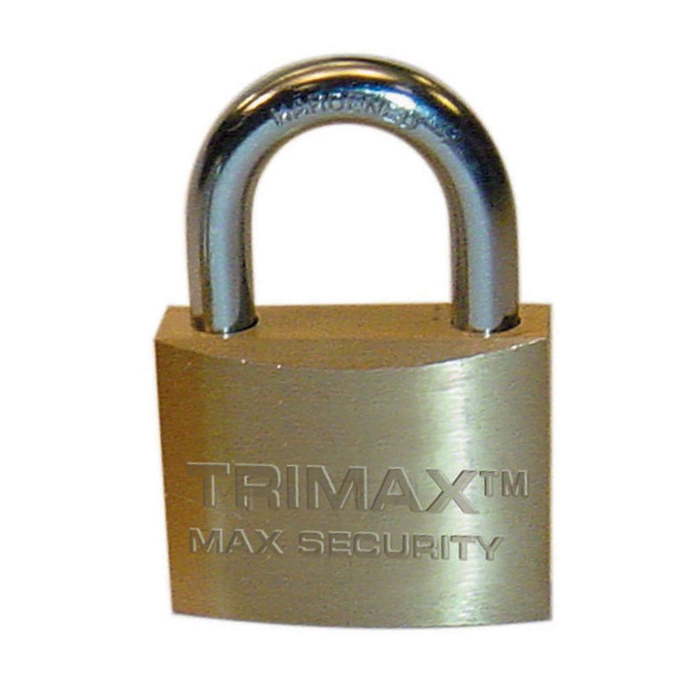 RAM 1500 Marine Grade Solid Brass Body Padlock; 1-1/8-Inch x 3/8-Inch ...