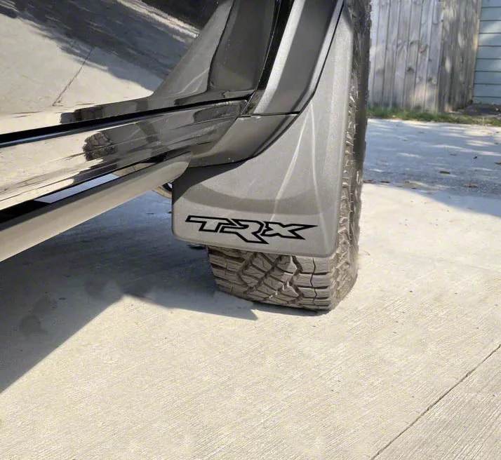 RAM 1500 Mud Flap Decal with TRX Logo; Gloss Black (21-24 RAM 1500 TRX ...