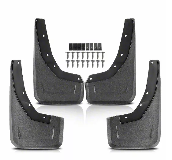 RAM 1500 Mud Flap Splash Guards; Front and Rear (21-24 RAM 1500 TRX ...