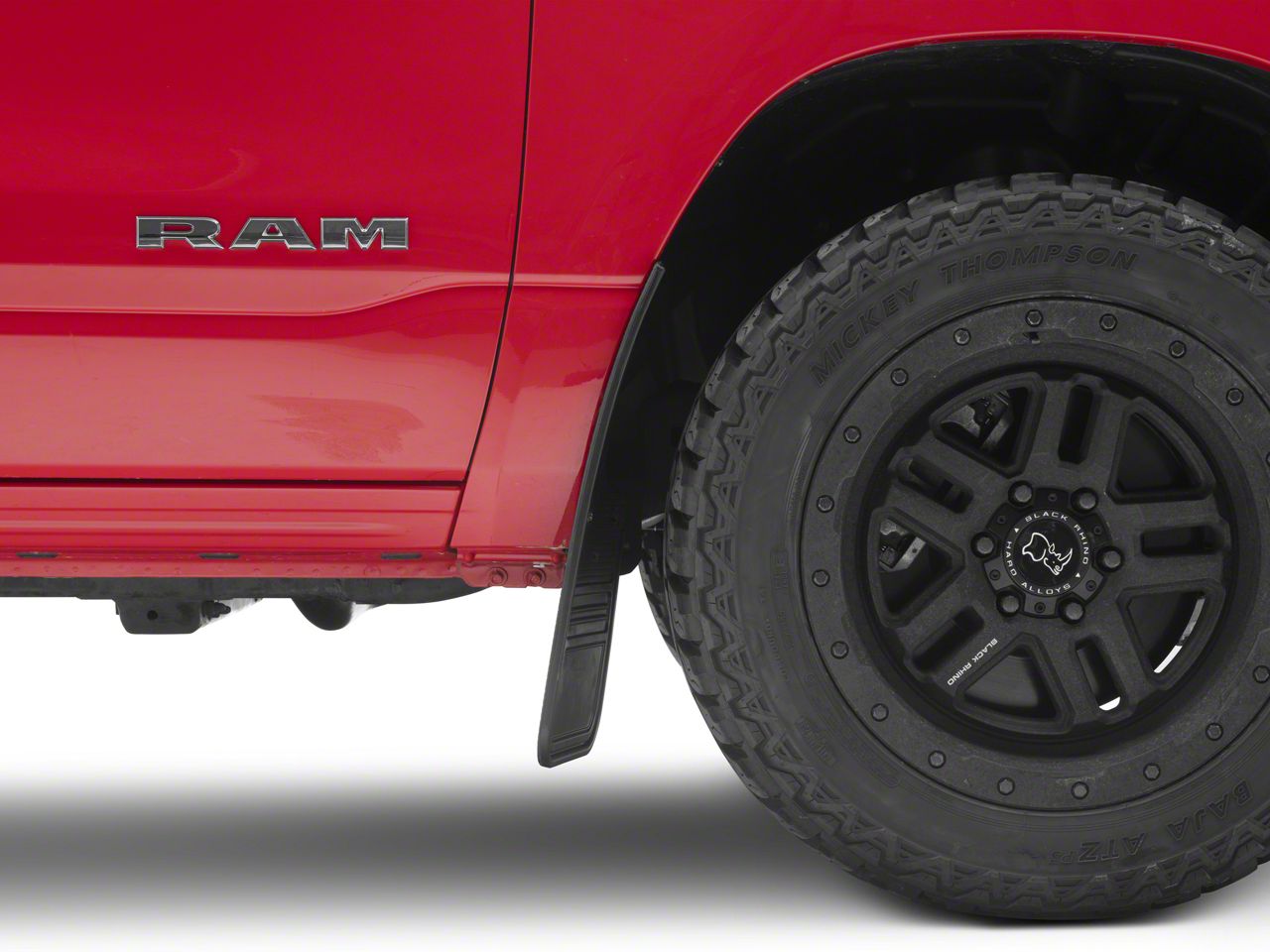 RAM 1500 No-Drill Mud Flaps; Front and Rear (19-24 RAM 1500, Excluding ...