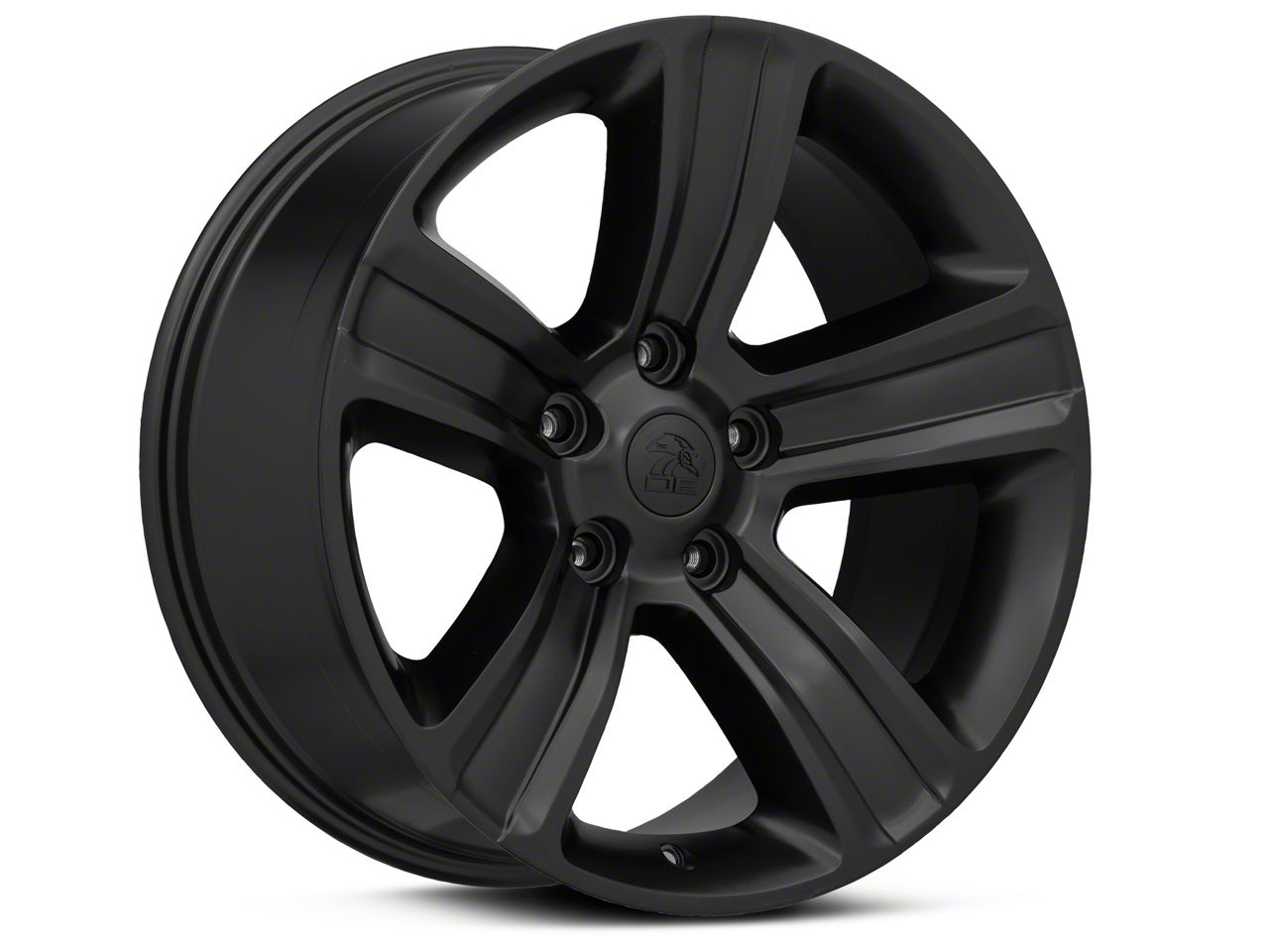 RAM 1500 OE 5-Spoke Style Satin Black 5-Lug Wheel; 20x9; 19mm Offset ...