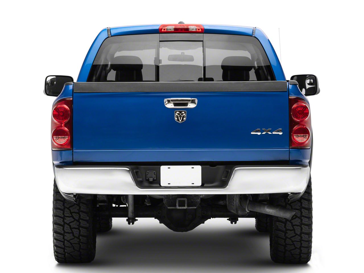 RAM 1500 OEM Style Steel Rear Bumper; Chrome (02-08 RAM 1500)