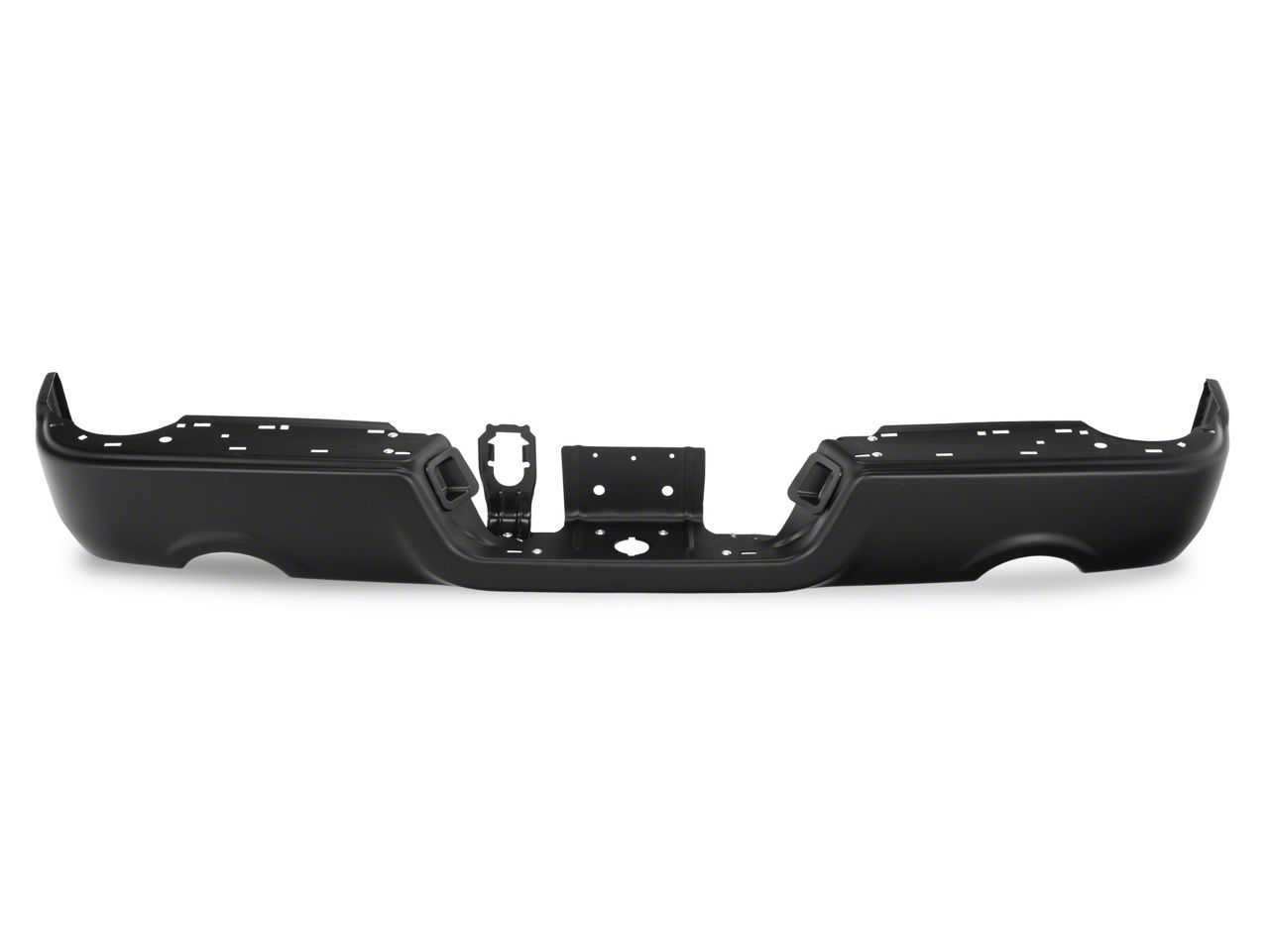 RAM 1500 OEM Style Steel Rear Bumper Shell; Not Pre-Drilled for Backup ...