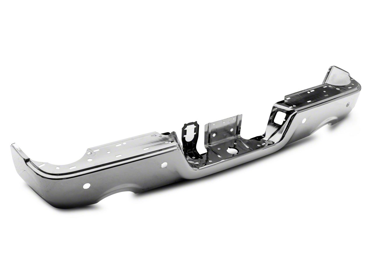 RAM 1500 OEM Style Steel Rear Bumper Shell; Not Pre-Drilled for Backup ...