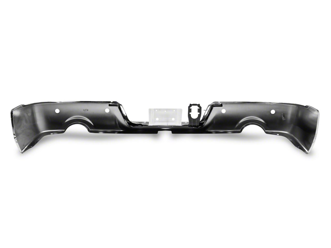 RAM 1500 OEM Style Steel Rear Bumper Shell; Not Pre-Drilled for Backup ...