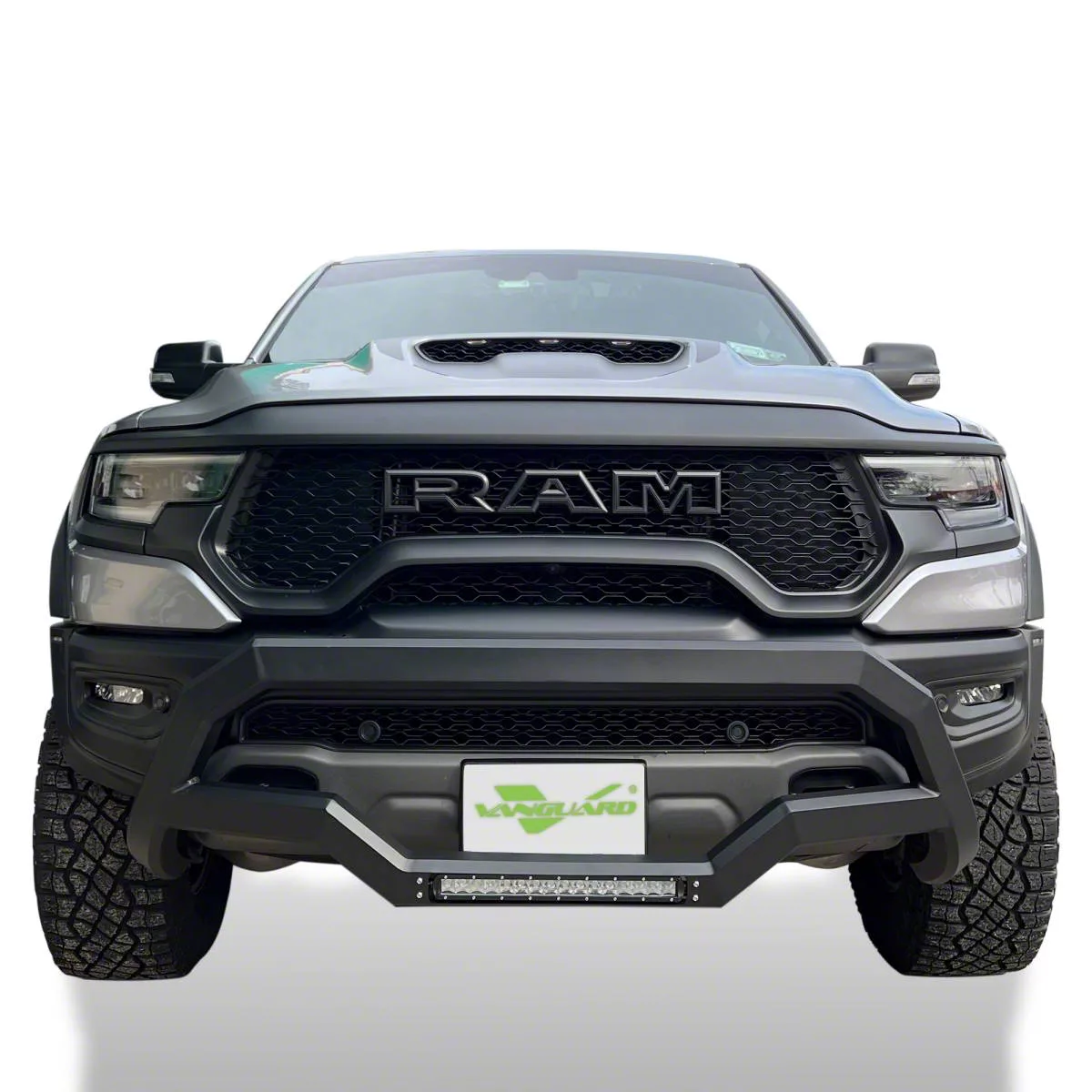 RAM 1500 Optimus Contour Bull Bar; Black (19-26 RAM 1500) - Free Shipping