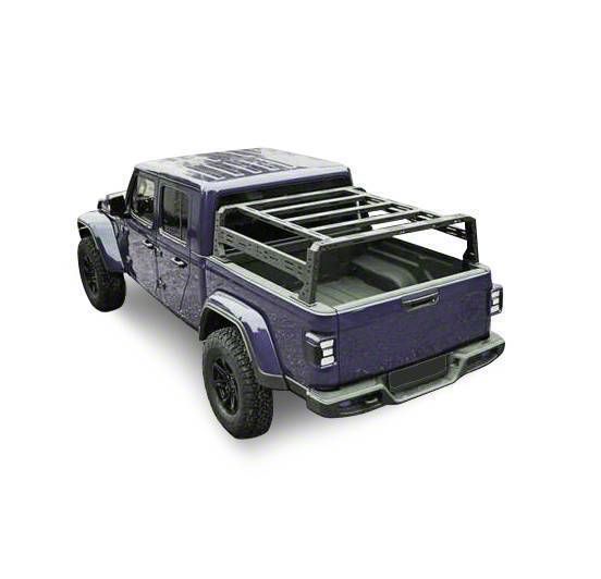 RAM 1500 Overland Utility Bed Rack; Sandy Black (14-24 RAM 1500 w/o RAM ...