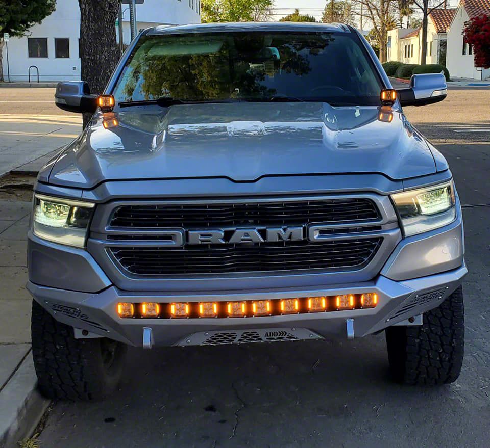 RAM 1500 Pillar LED Lights with Mounting Brackets (19-24 RAM 1500 ...