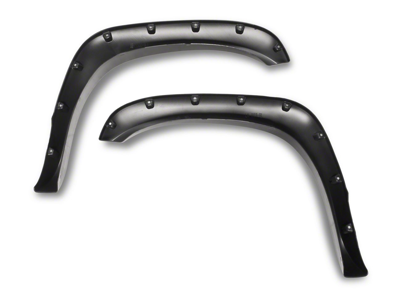 RAM 1500 Pocket Style Fender Flares; Textured Black (02-08 RAM 1500 ...