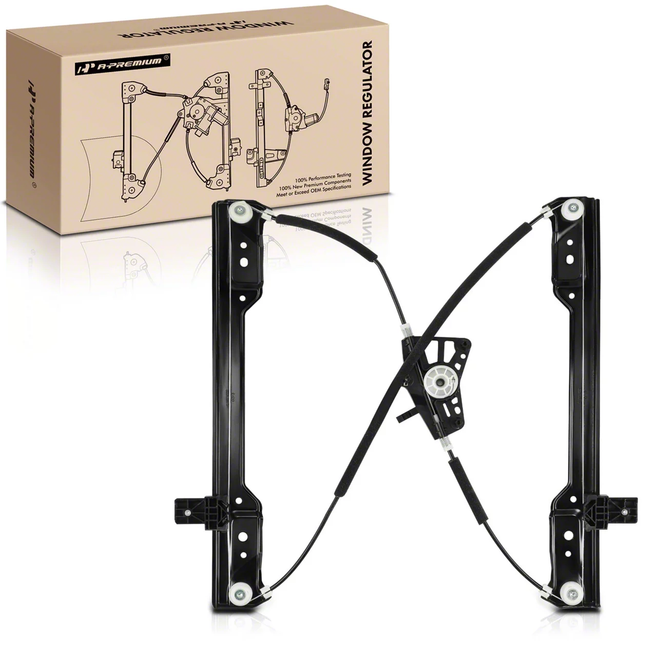 RAM 1500 Power Window Regulator with Motor; Front Passenger Side (19-22 ...