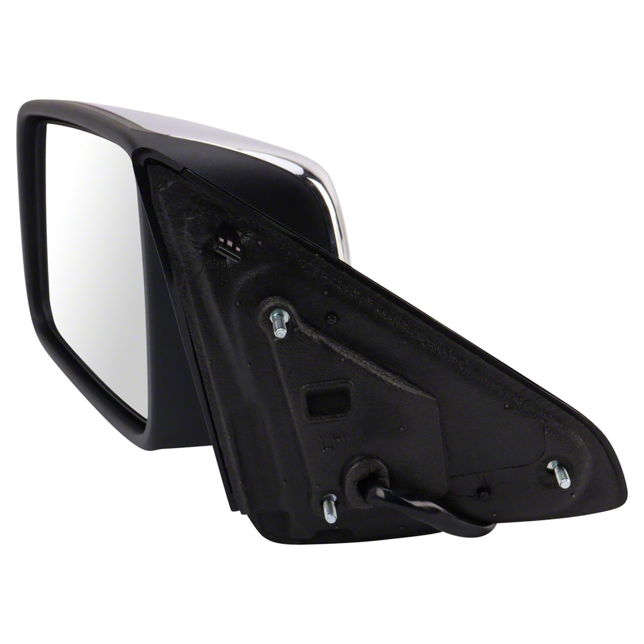 RAM 1500 Powered Heated Mirror with Turn Signal; Black; Driver Side ...