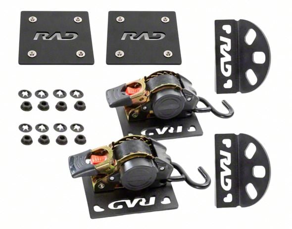 RAM 1500 RAD Deal Universal Auto-Retracting Bed Straps; Gold (Universal ...