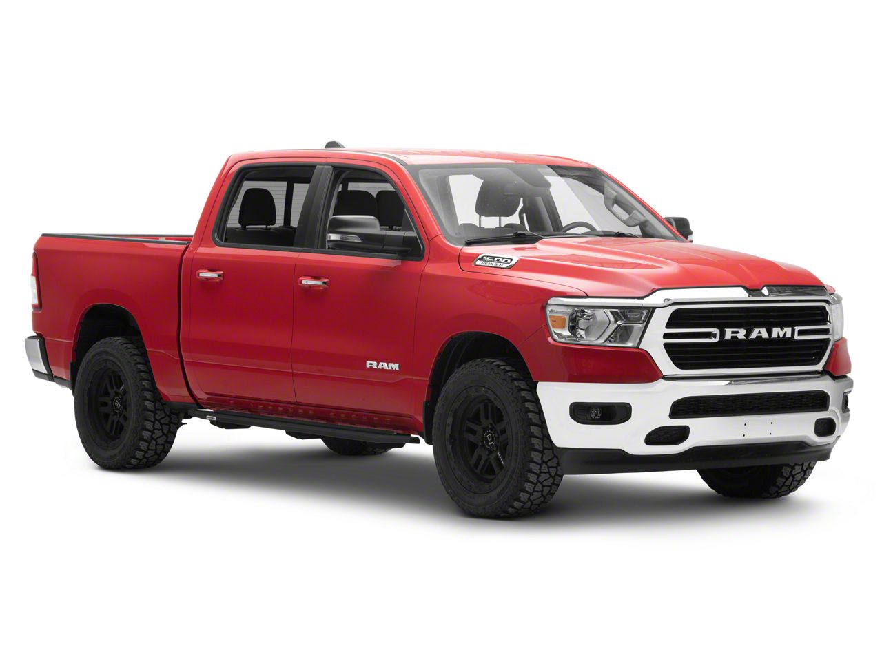 Go Rhino RAM 1500 RB20 Slim Running Boards; Textured Black 69430687SPC ...