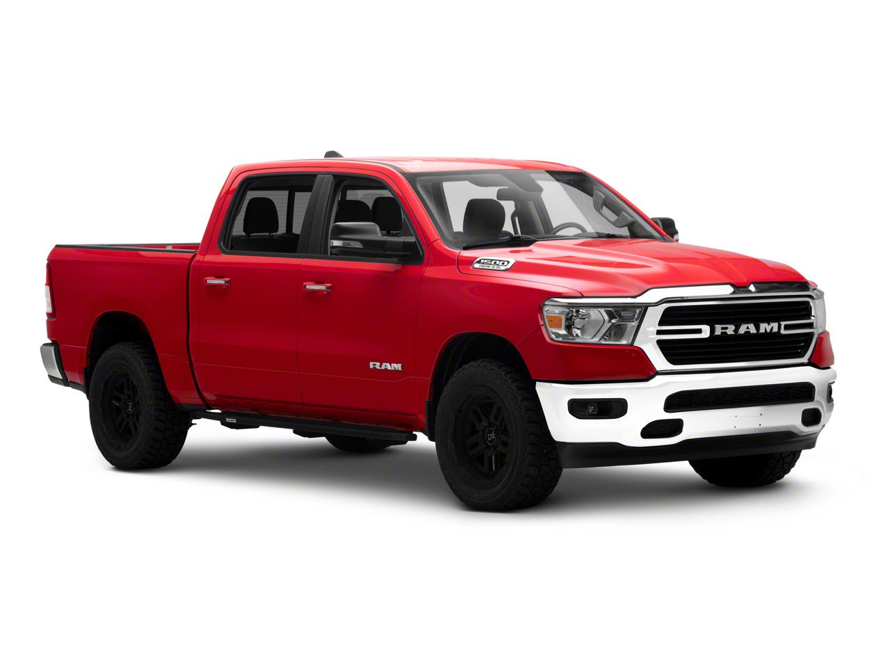 Go Rhino RAM 1500 RB30 Slim Line Running Boards; Textured Black ...