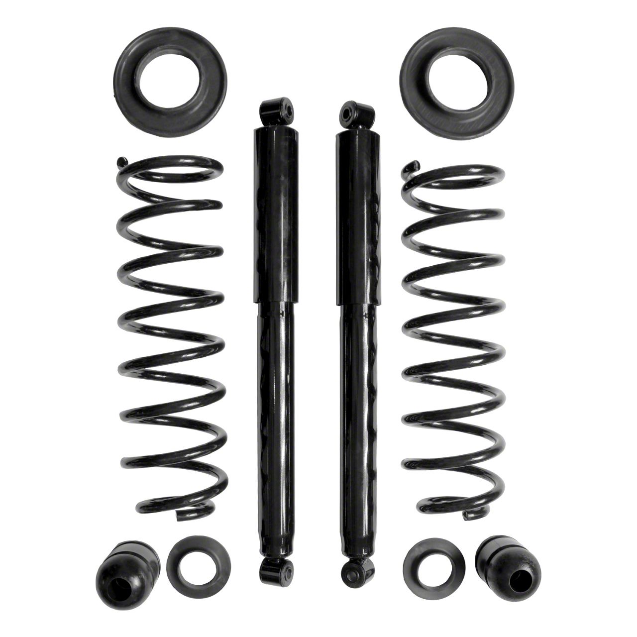 RAM 1500 Rear Air Spring to Coil Spring Conversion Kit (13-18 RAM 1500 w/ Air Ride) - Free Shipping