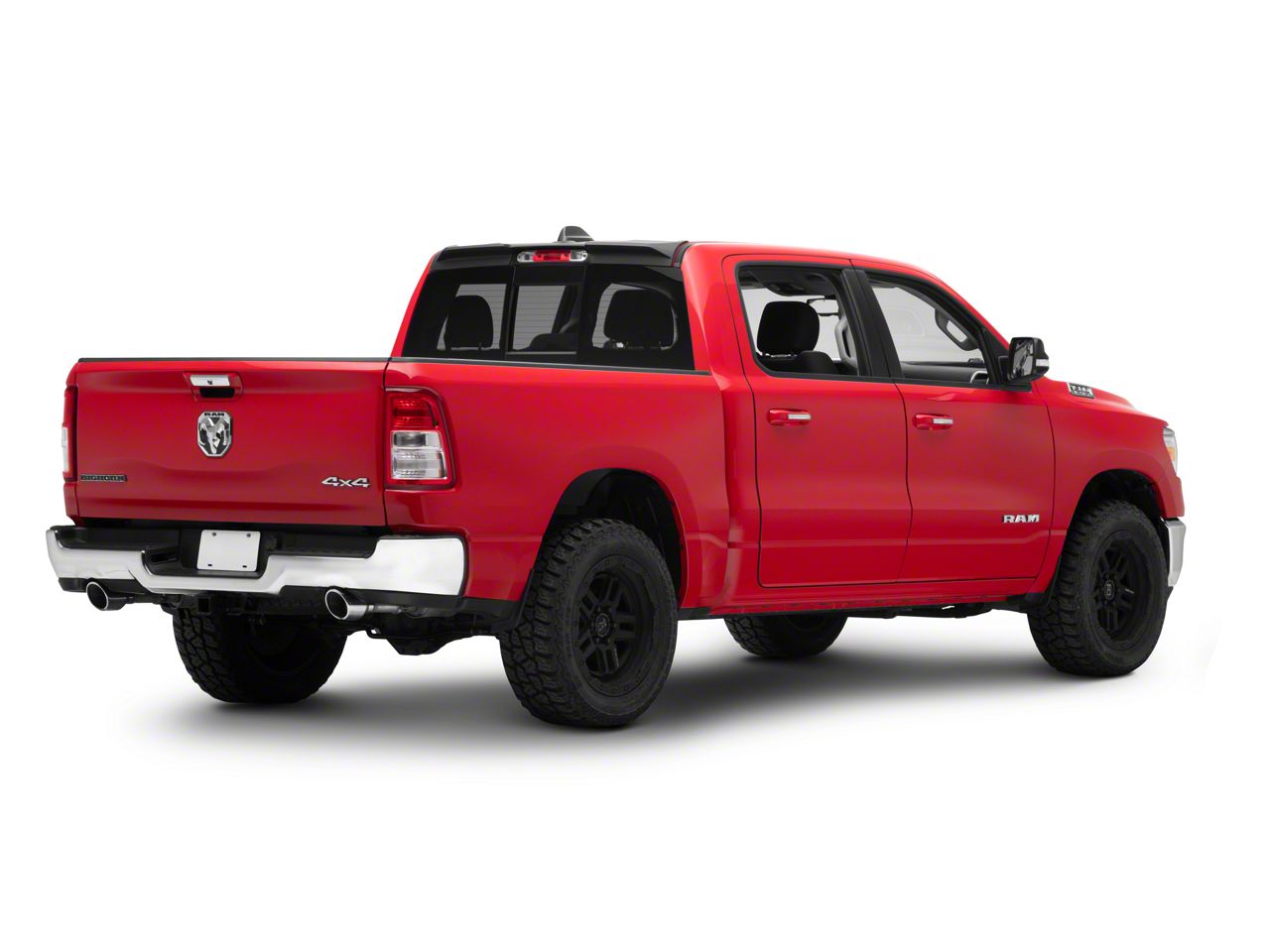 EGR RAM 1500 Truck Cab Spoiler; Matte Black 982959 (19-24 RAM 1500 Crew ...
