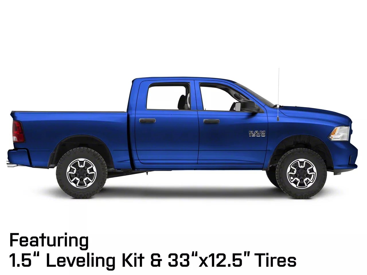 RAM 1500 Rebel Style Gloss Black Machined 5-Lug Wheel; 17x8; 18mm ...