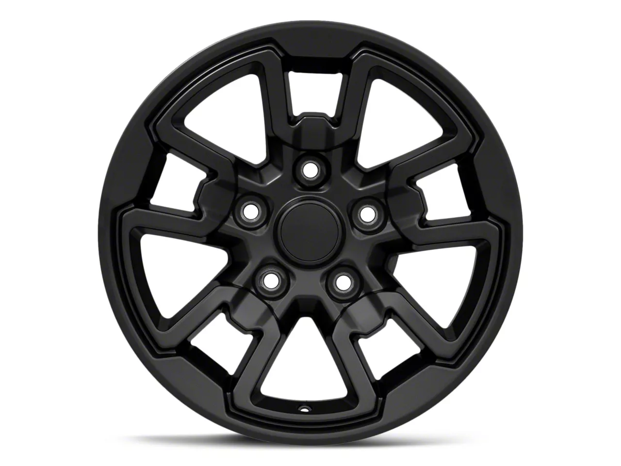 RAM 1500 Rebel Style Satin Black 5-Lug Wheel; 17x8; 18mm Offset (09-18 ...