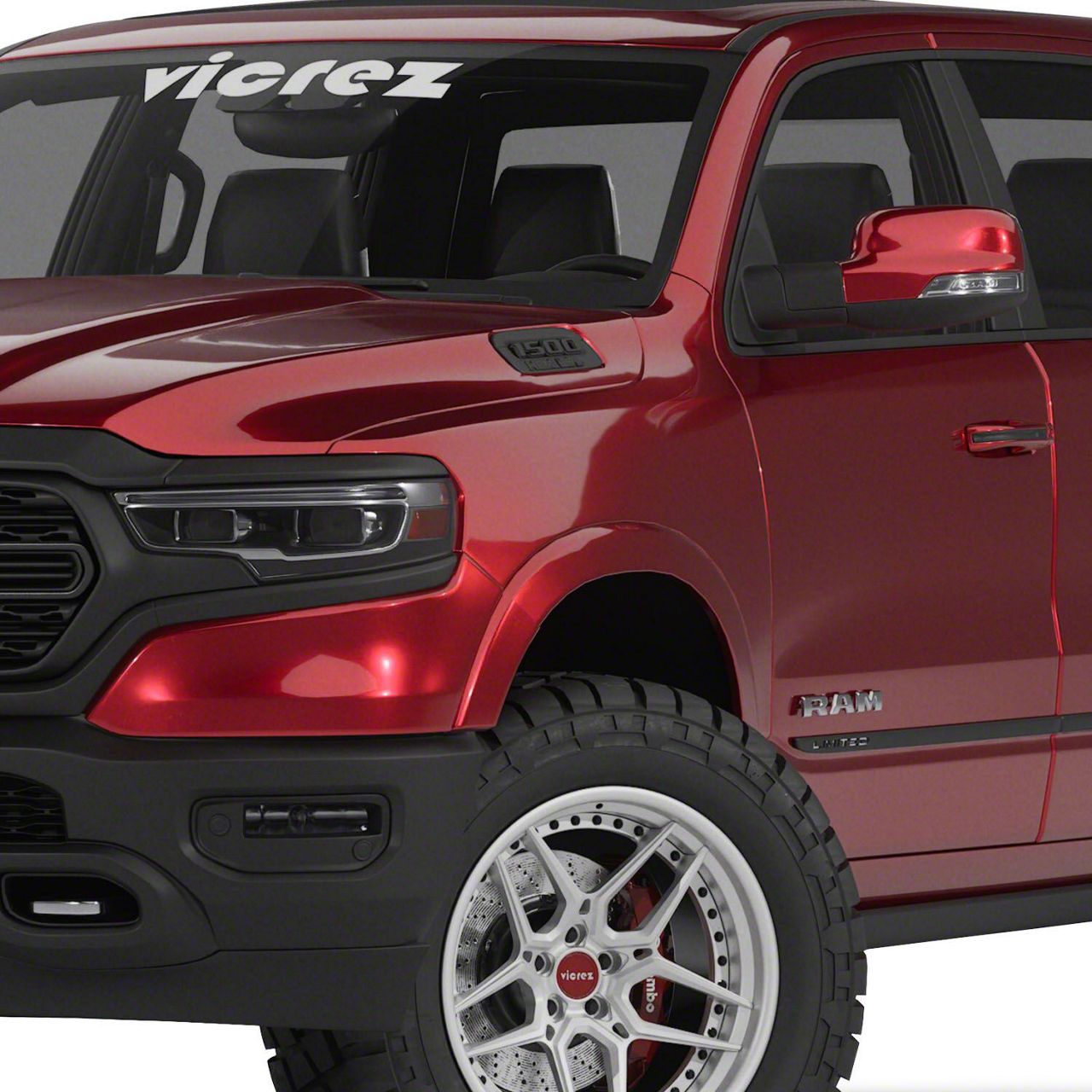 RAM 1500 Replacement Front Fender; Driver Side (19-24 RAM 1500 ...