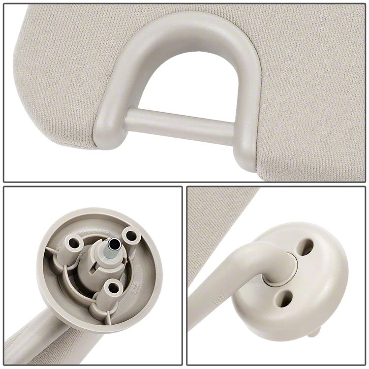 RAM 1500 Replacement Interior Sun Visor; Driver Side; Gray (02-08 RAM ...