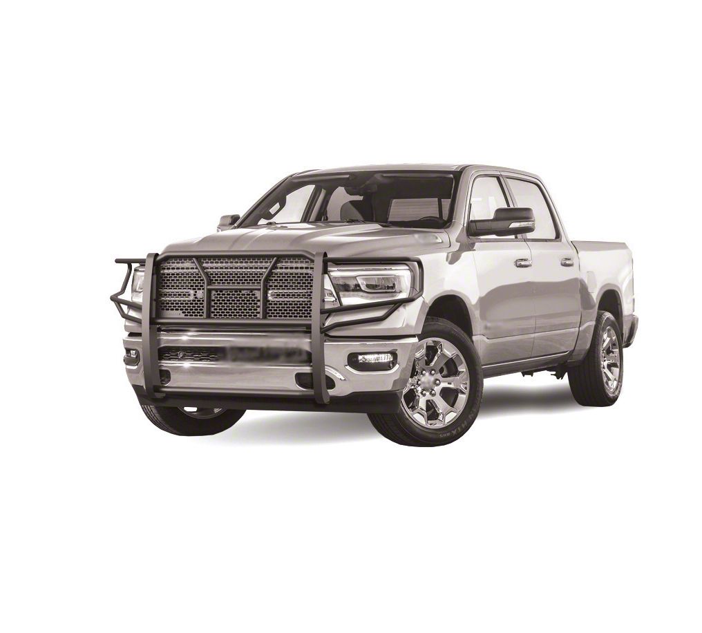RAM 1500 Rugged Heavy Duty Grille Guard; Black (19-24 RAM 1500 ...