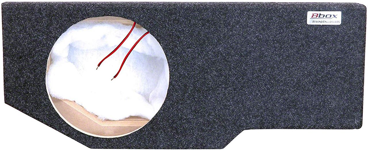 RAM 1500 Single 12-Inch Sealed Carpeted Subwoofer Enclosure (02-18 RAM ...