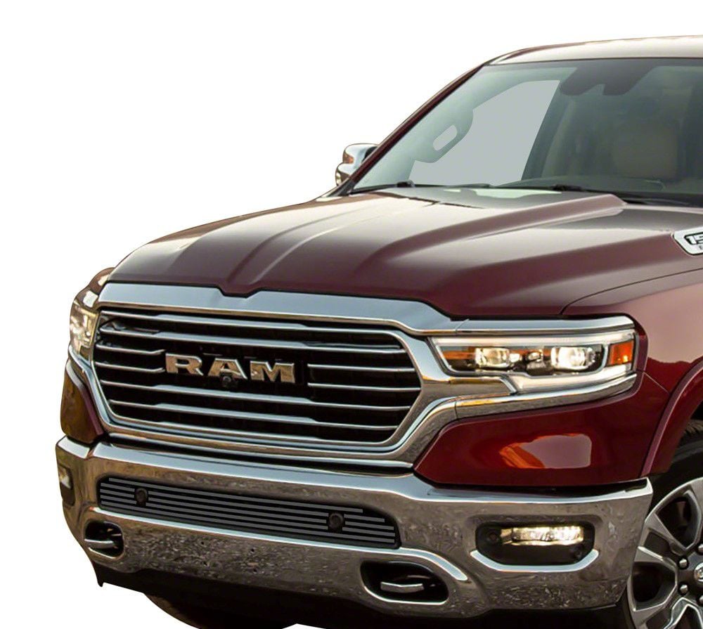 RAM 1500 Stainless Steel Billet Lower Grille Insert; Black (19-24 RAM ...