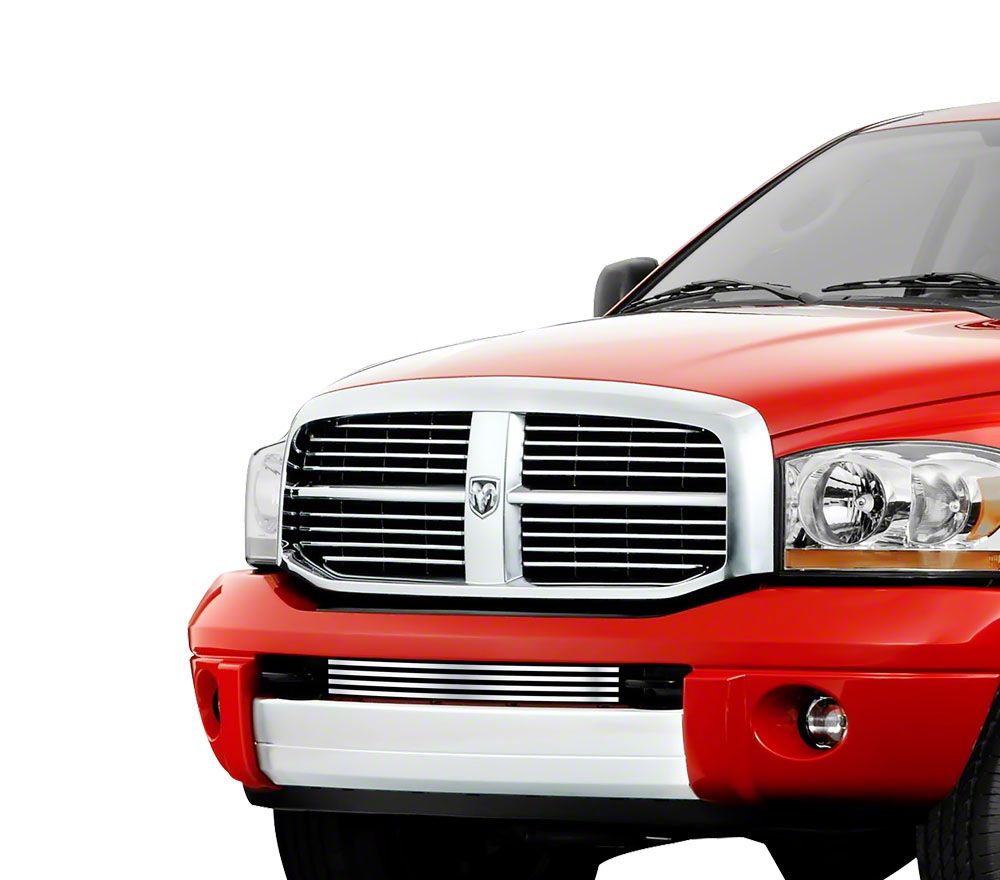 RAM 1500 Stainless Steel Billet Lower Grille Insert; Chrome (06-08 RAM ...