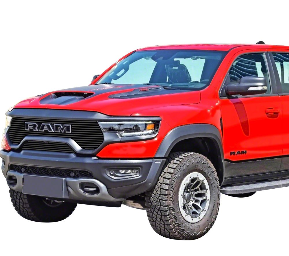 RAM 1500 Stainless Steel Billet Upper Grille Insert; Black (21-24 RAM ...