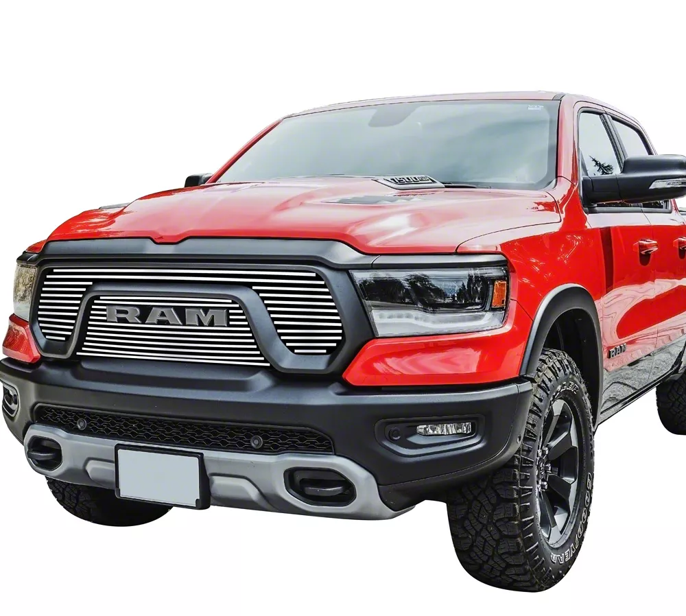 RAM 1500 Stainless Steel Billet Upper Grille Insert; Polished (19-24 ...