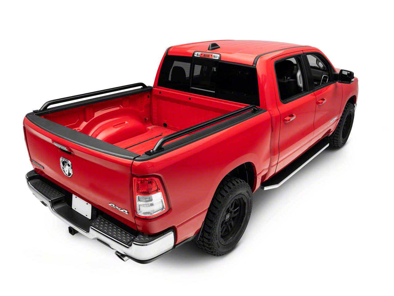 Go Rhino RAM 1500 Stock Pocket Bed Rails; Black 8127B (09-26 RAM 1500 w ...