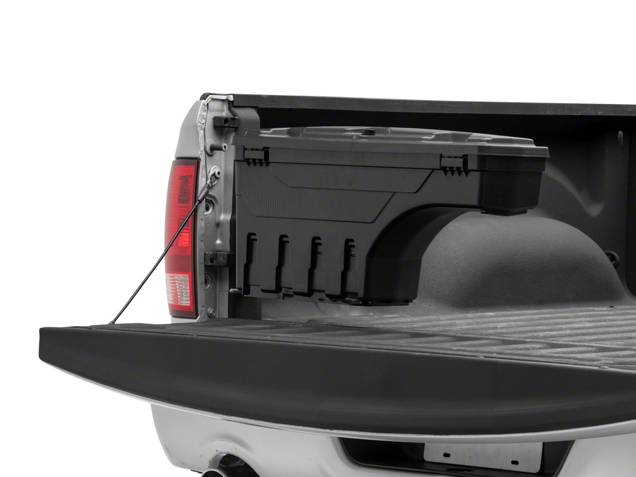 RAM 1500 Swing Out Bed Mounted Storage Box; Driver Side (02-18 RAM 1500 ...