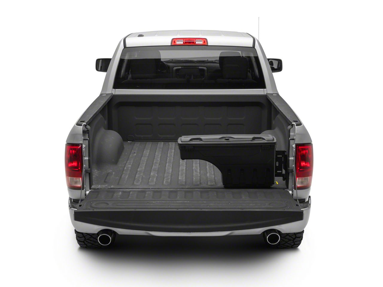 RAM 1500 Swing Out Bed Mounted Storage Box; Passenger Side (02-18 RAM ...