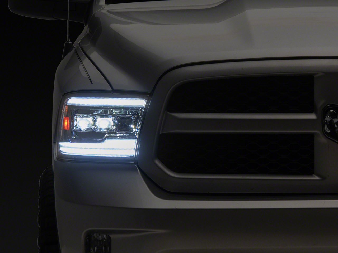 RAM 1500 Switchback Sequential Full LED Projector Headlights; Chrome ...