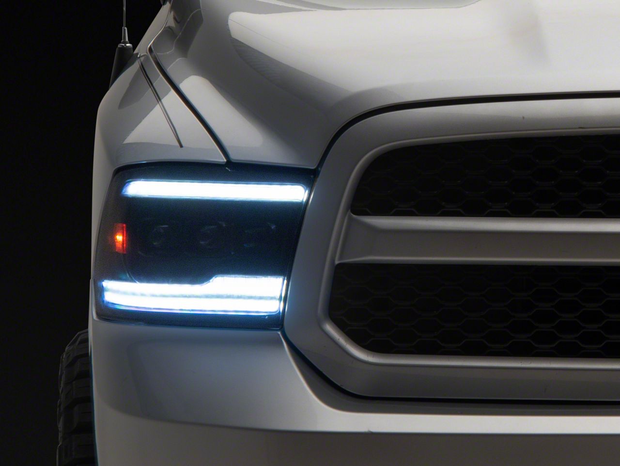 RAM 1500 Switchback Sequential Full LED Projector Headlights; Matte ...