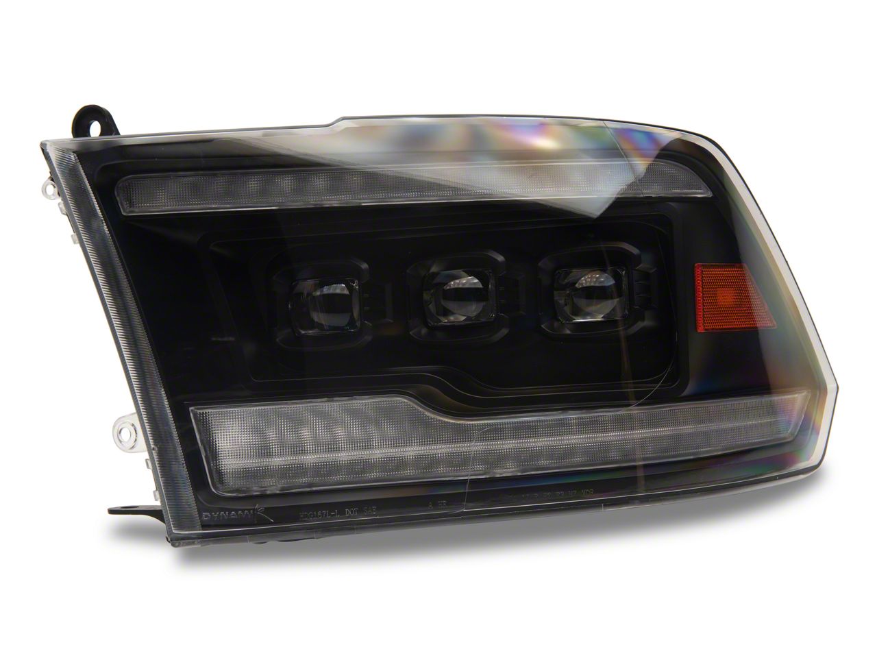 RAM 1500 Switchback Sequential Full LED Projector Headlights; Matte ...