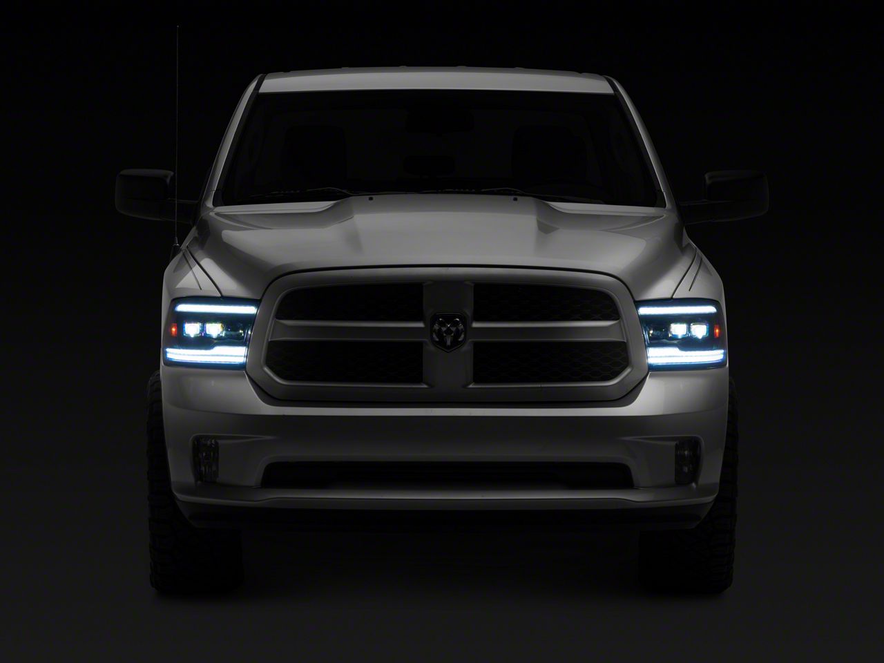 RAM 1500 Switchback Sequential Full LED Projector Headlights; Matte ...