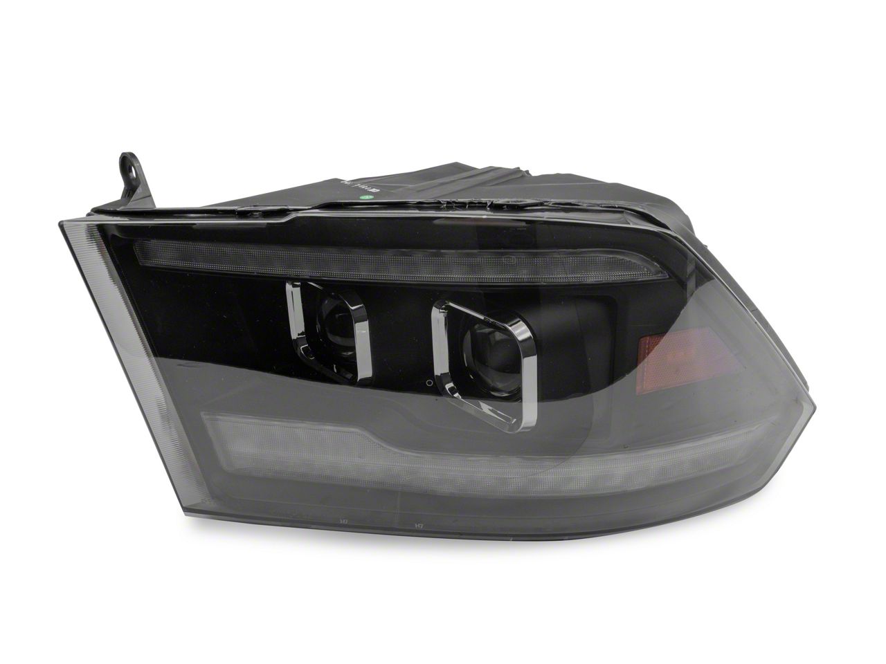 RAM 1500 Switchback Sequential Projector Headlights; Matte Black ...