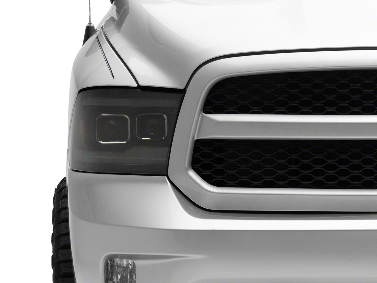 RAM 1500 Switchback Sequential Projector Headlights; Matte Black ...