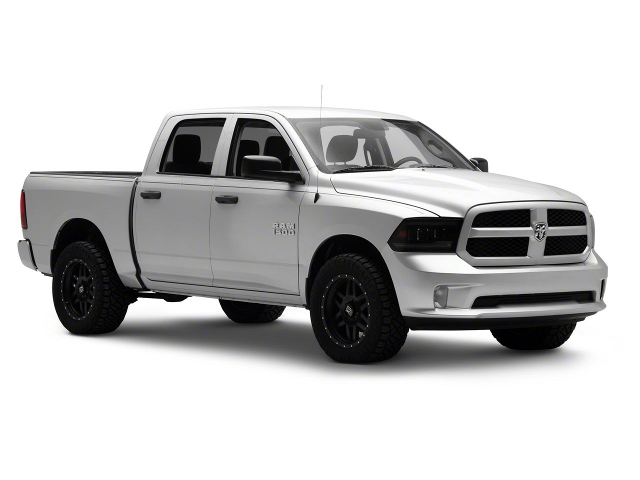 RAM 1500 Switchback Sequential Projector Headlights; Matte Black ...