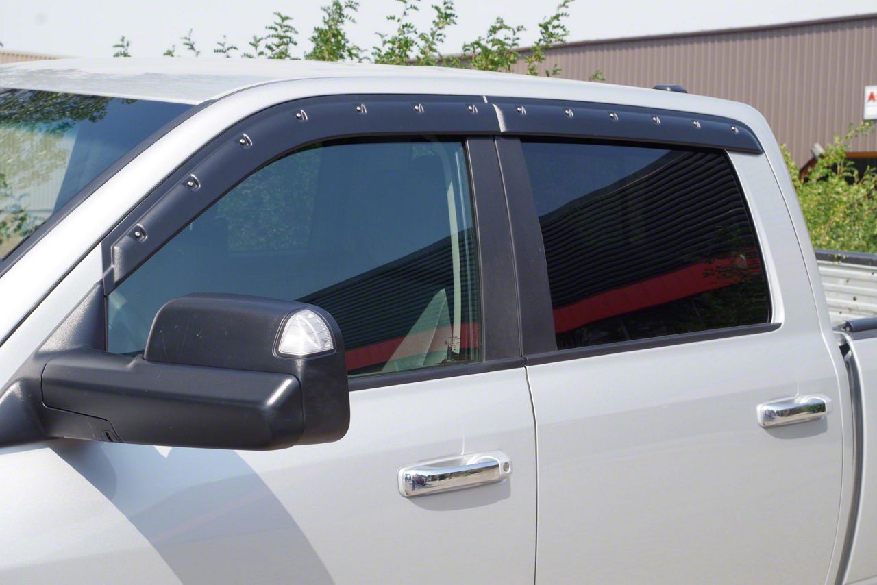 RAM 1500 Tough Guard FormFit Window Visors 09 18 RAM 1500 Quad Cab