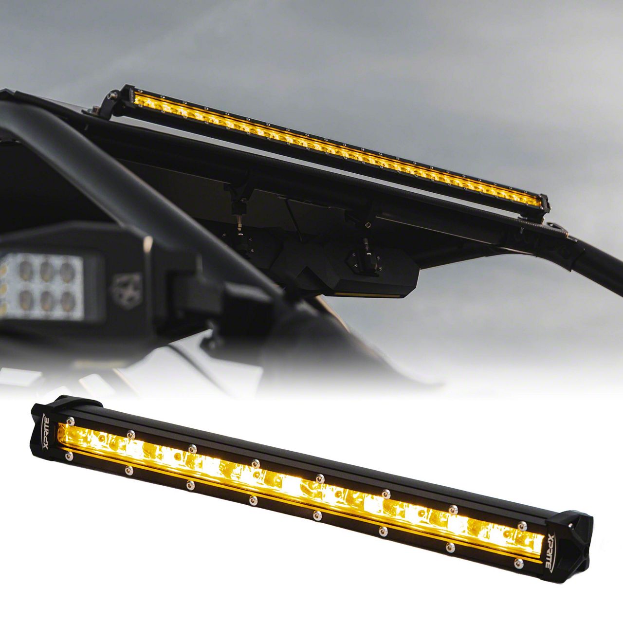 RAM 1500 Ultra Thin Astro Series 8-Inch Amber LED Light Bar; Flood Beam ...