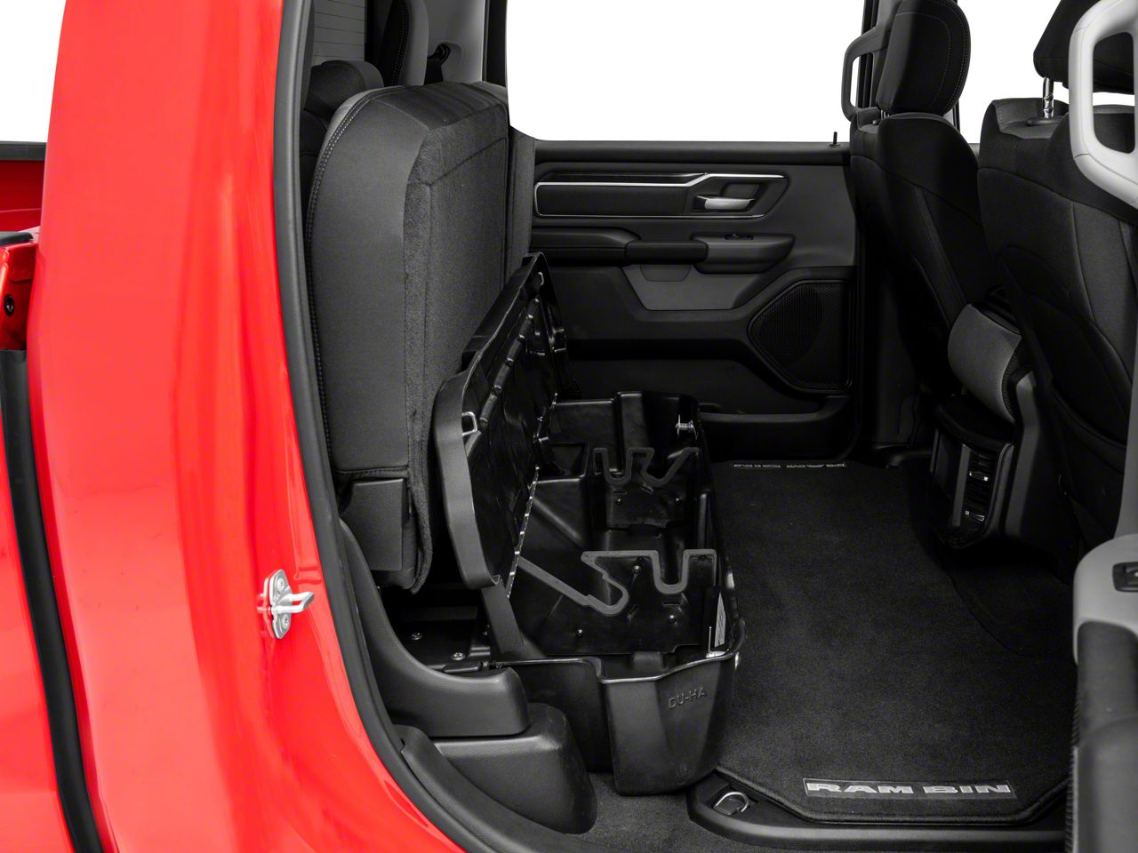 RAM 1500 Underseat Storage with Lockable Lid; Black (19-25 RAM 1500 ...